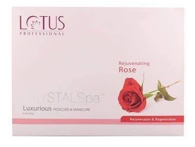 Lotus Professional Rejuvenating Rose Crystal Spa Luxurious Pedicure ...