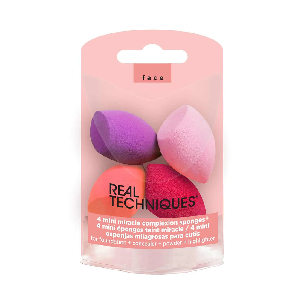 Real Technique Miracle Mini Complexion Sponge, 4 Count – PRETTYCOSMO ...
